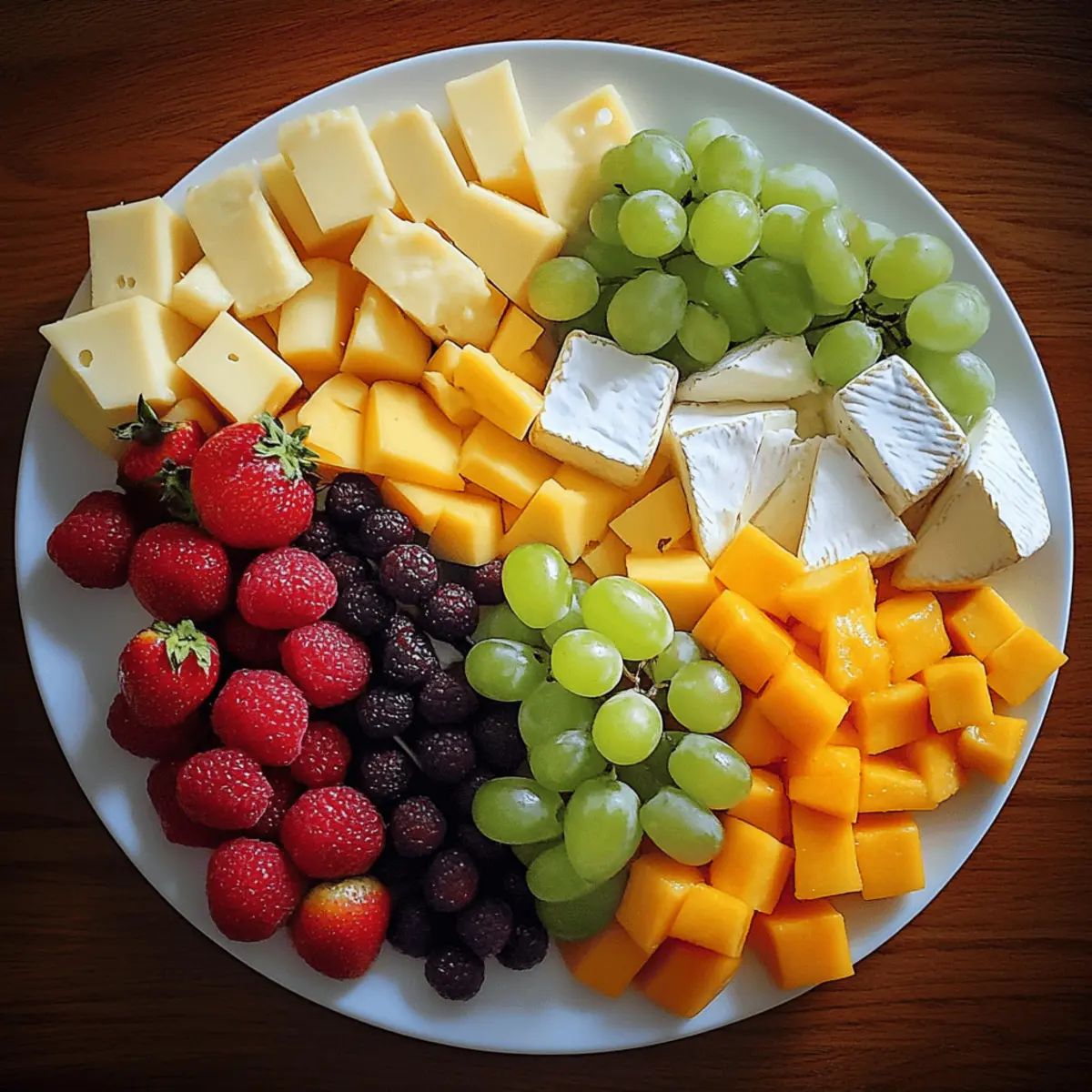 Delicious Easy Fruit and Cheese Plate for Irresistible Pairing