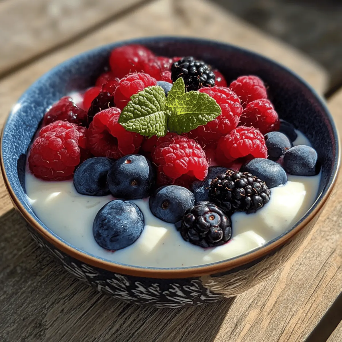 Easy Yogurt with Berries: A Fresh, Creamy Boost to Your Day