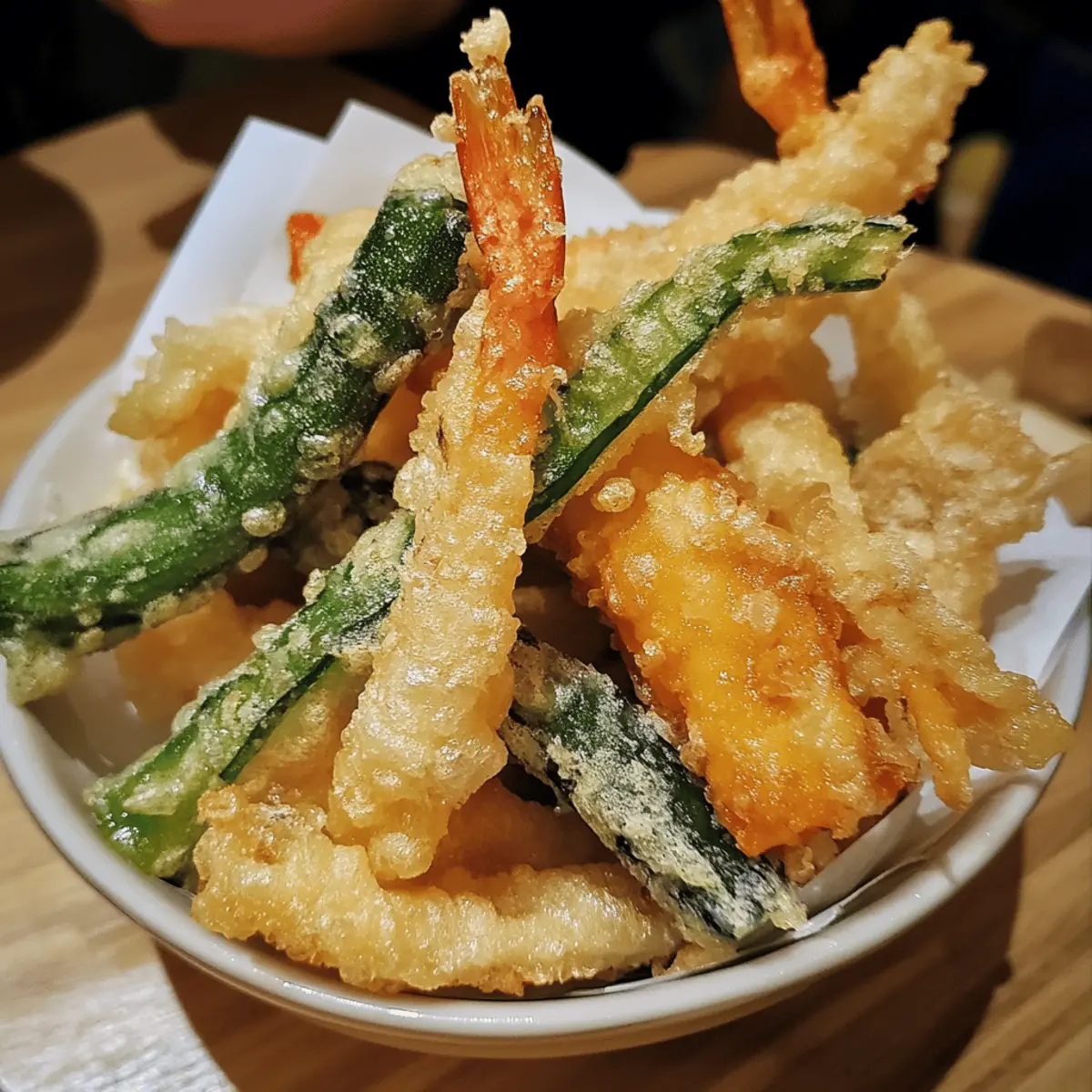 Delicious Crispy Mixed Vegetable Tempura: Irresistible Snack