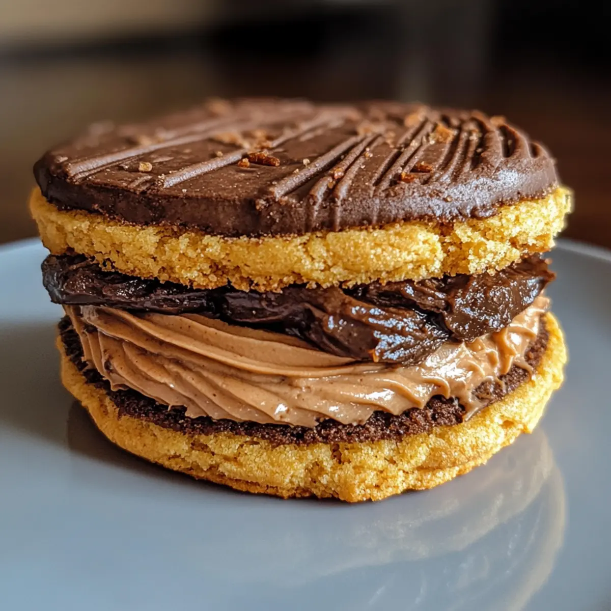 Ultimate Crispy Layered Cookie/Filling: Easy Irresistible Treat