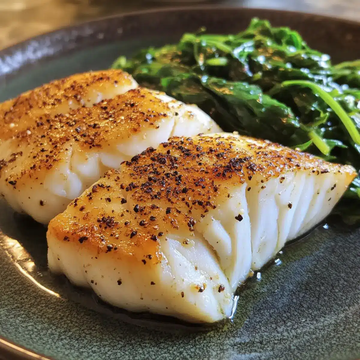 The Ultimate Guilt-Free Pan-Fried Cod with Steamed Greens Recipe