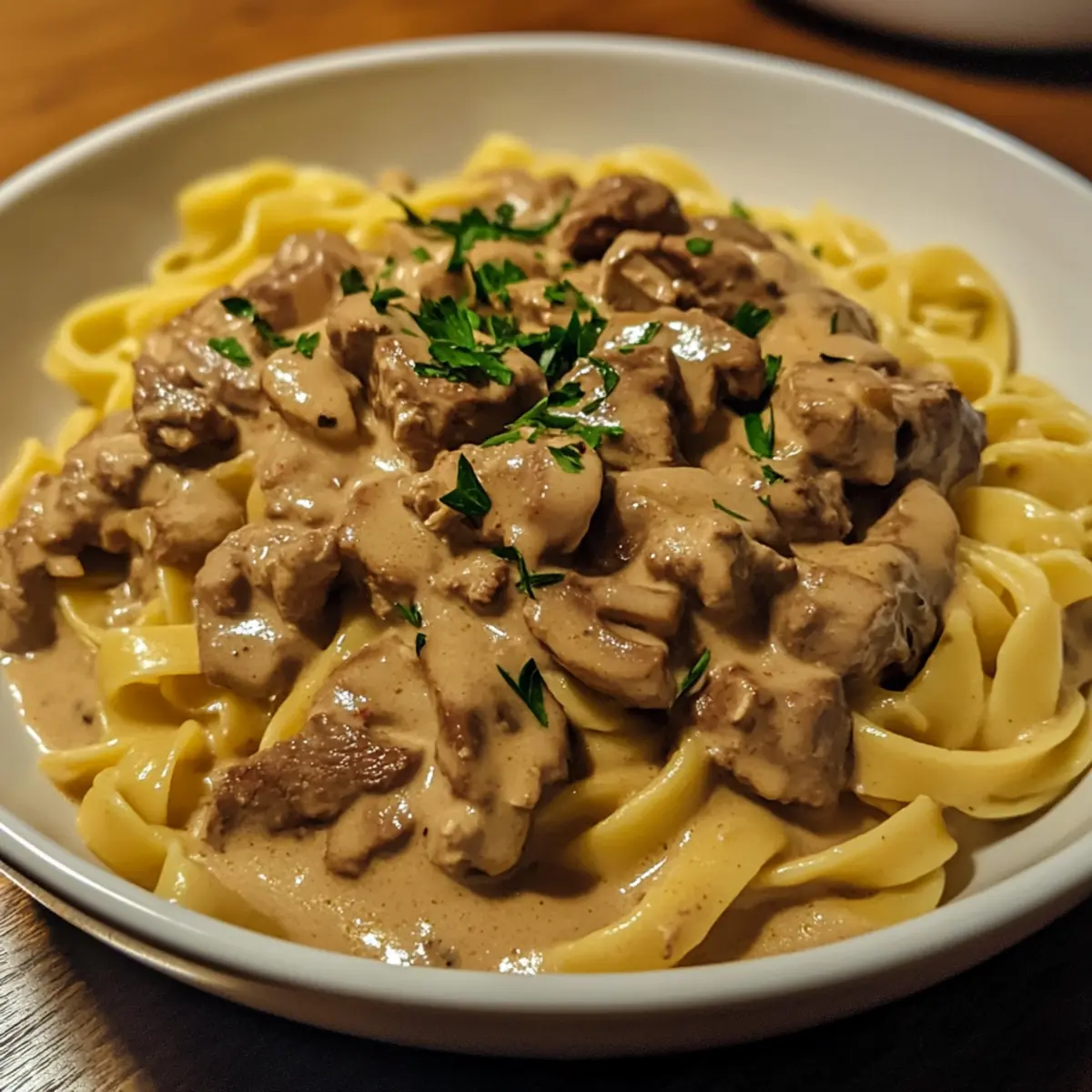 Ultimate Comforting Creamy Beef Stroganoff German Style recipe