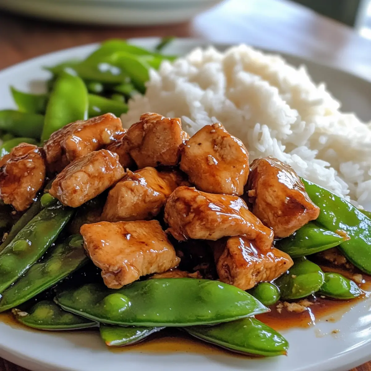 Irresistible Ginger-Soy Chicken with Snow Peas: Easy & Delicious