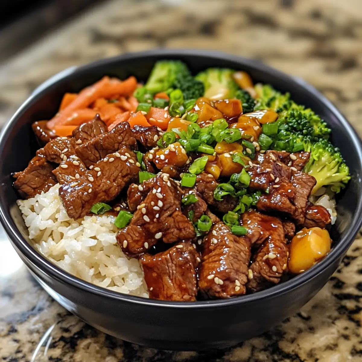 Easy Delicious Juicy Teriyaki Beef Bowl recipe | Ultimate Comfort